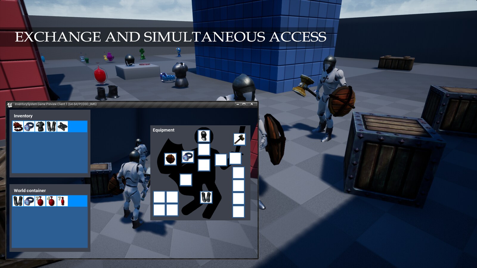 Multiplayer Rpg Inventory System In Blueprints Ue Marketplace